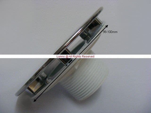 Porcelanosa 100mm Shower Tray Waste Flange & Cover E6705MOD - Bespoke Part