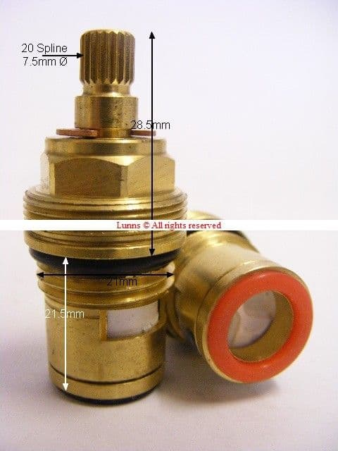 Tapmate Damixa Libre/Narron/Narran Mk2 BS5412 Ceramic Disc Cartridge T20-68