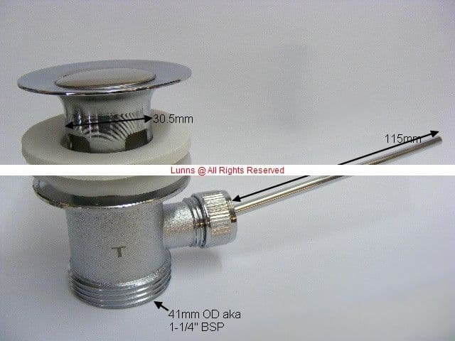 Ussuri Basin Pop Up Waste Assembly PUW PKITDTYPE