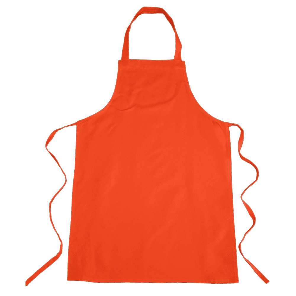 Adult Aprons - Orange - Arts Crafts and Cooking Apron