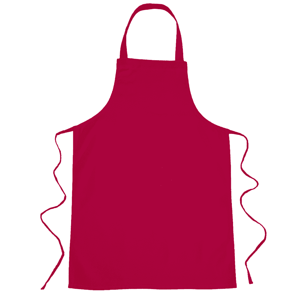 Professional Butcher s & Baker s XL Apron - Maroon