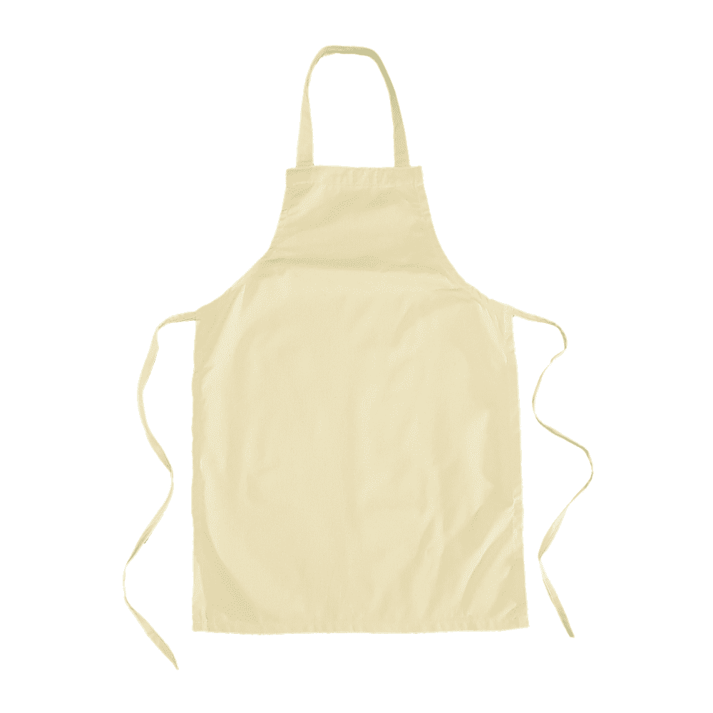 Secondary School Apron - Cream / Natural Colour Age 11-15