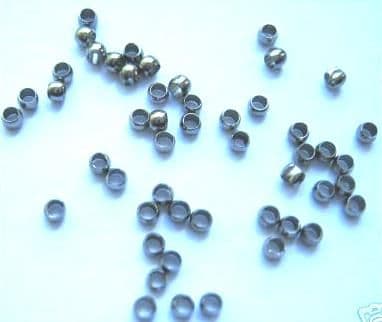 1 5mm to 2mm ball crimps x 125 Pick a colour