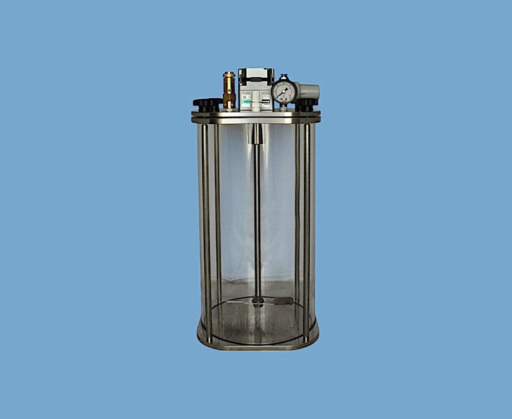 10 Litre Pressure Pot Glass Tank 0-60 PSI Adhesive Dispensing Ltd ...