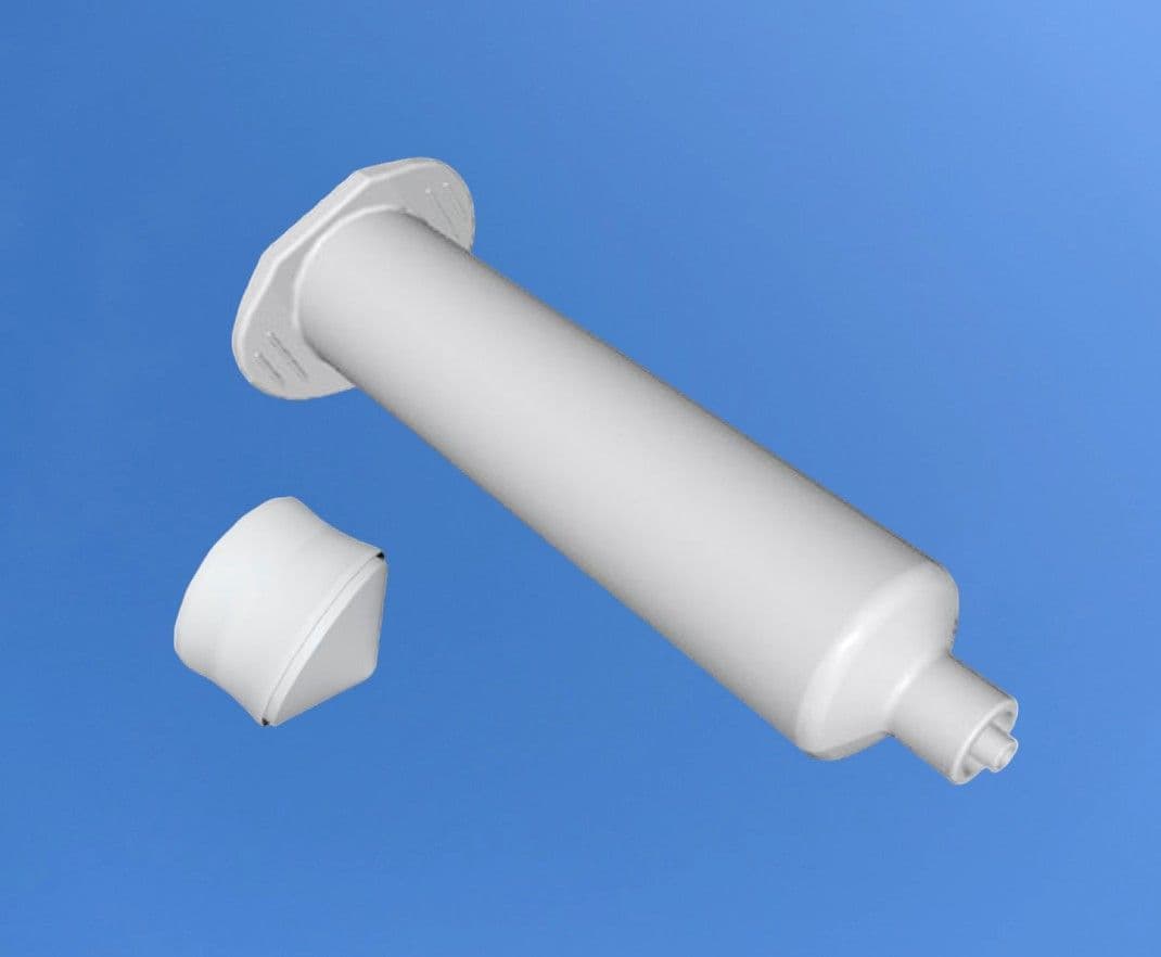 10cc Clear Barrel White Piston Component Kit AD910-NW Adhesive ...