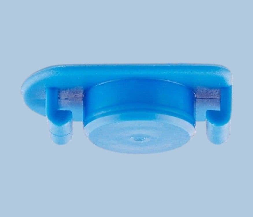10cc Syringe Barrel Snap-On End Cap Blue AD910-ECB Adhesive Dispensing ...