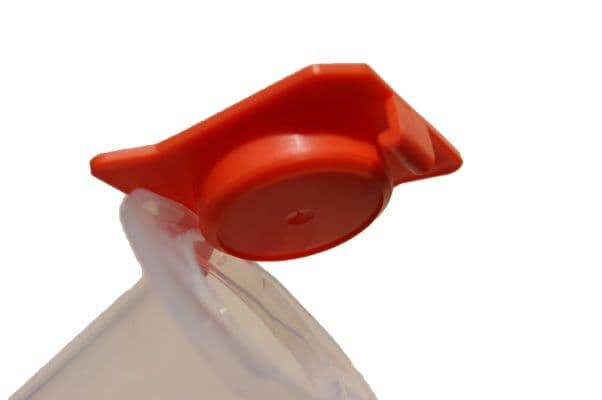 Adhesive Dispensing 10cc Syringe Barrel Snap-On End Cap Seal AD910-ECO