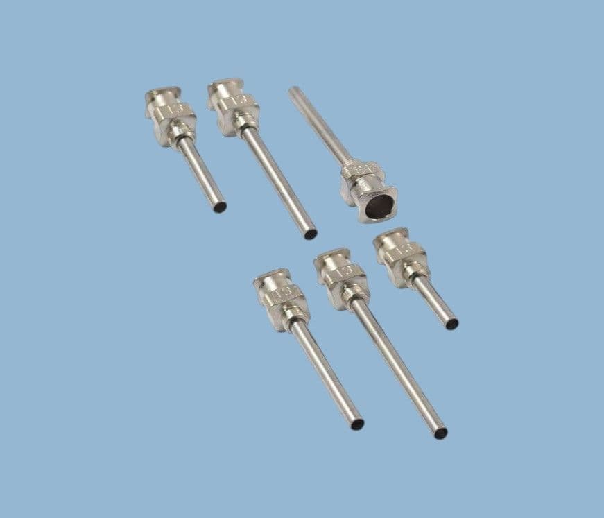 10 Gauge All Metal Blunt End Precision Needle Tip AD10SS Adhesive ...