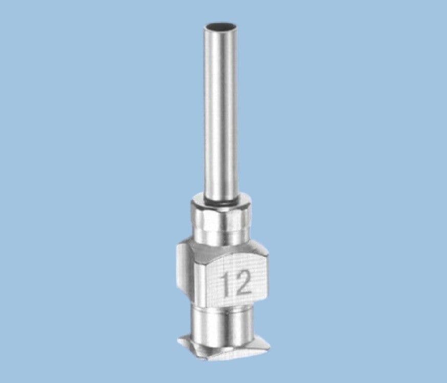 12 gauge all metal tip luer lock needle AD12SS-1/2 Adhesive Dispensing Ltd