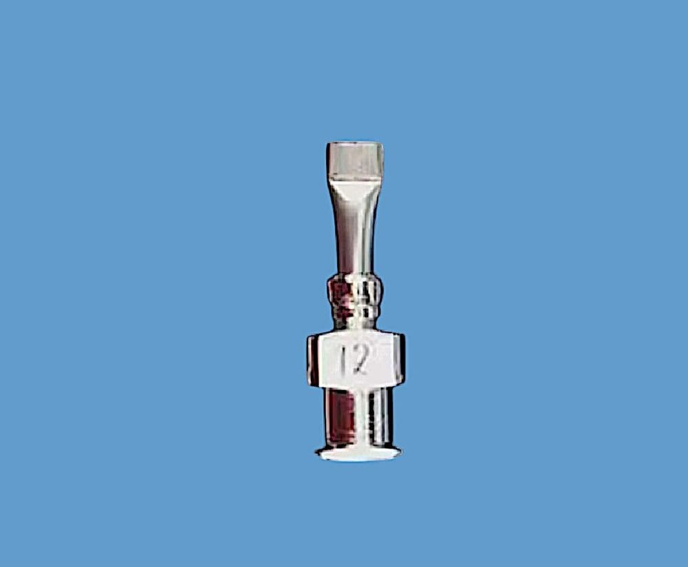 12G All Metal Blunt End Oval Flant End Needle Tip AD12SSVL Adhesive ...