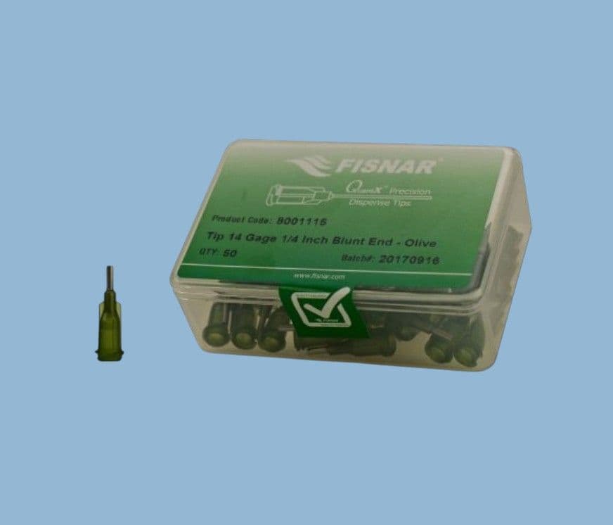 14 Gauge Precision Fisnar General Purpose Tip Olive Adhesive Dispensing ...