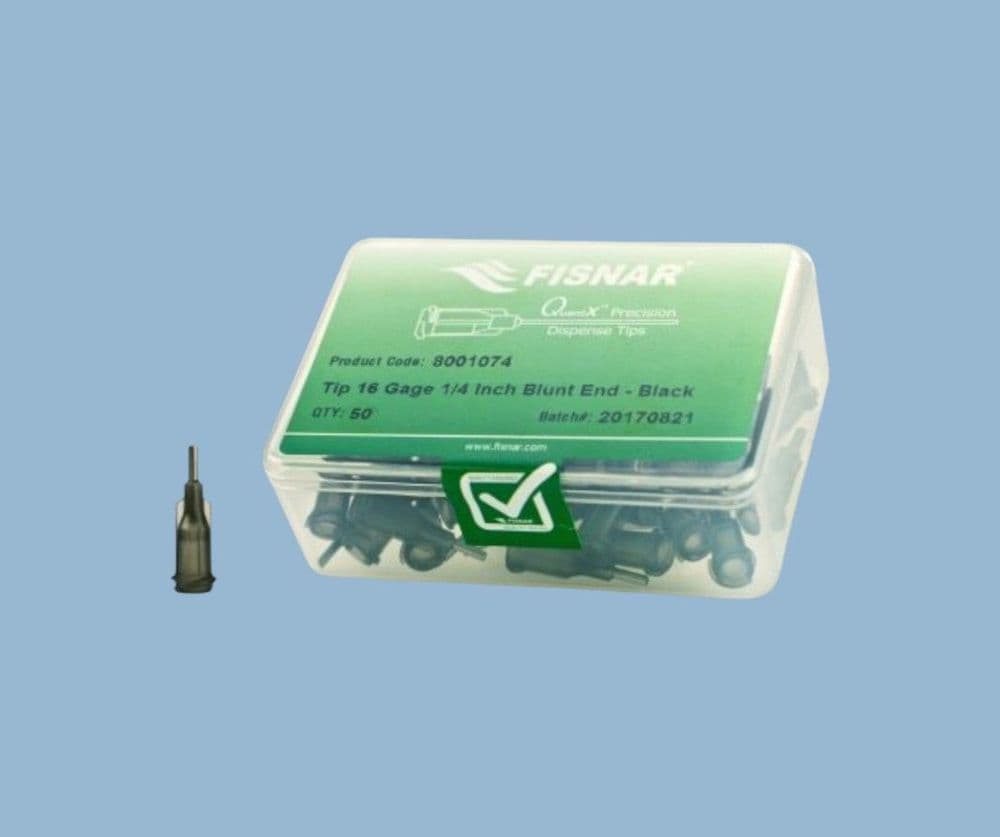 Fisnar 16ga Grey 1/4″ Blunt End Tip 8001074 Adhesive Dispensing Ltd