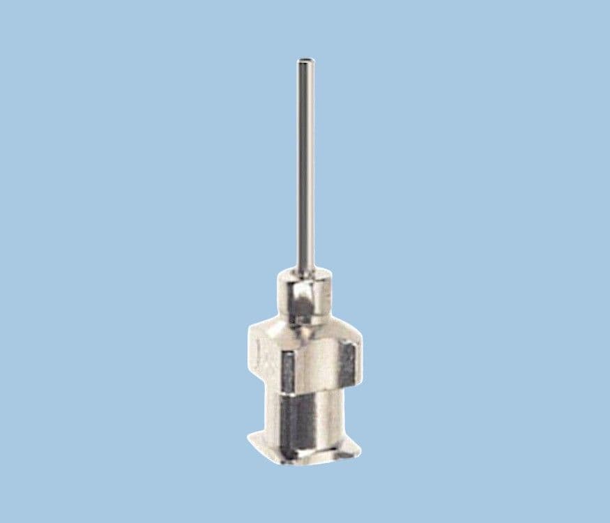 Techcon 18G Metal Stainless Tip Luer Lock Needle TS18SS -1/2PK Adhesive ...