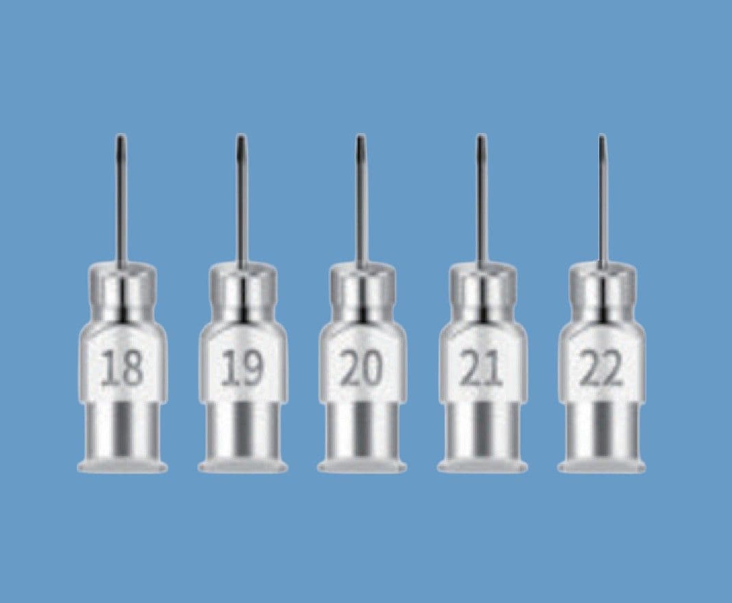 18 Gauge Precision Chamfered Needle Tip All Metal CHT18025SS Adhesive ...