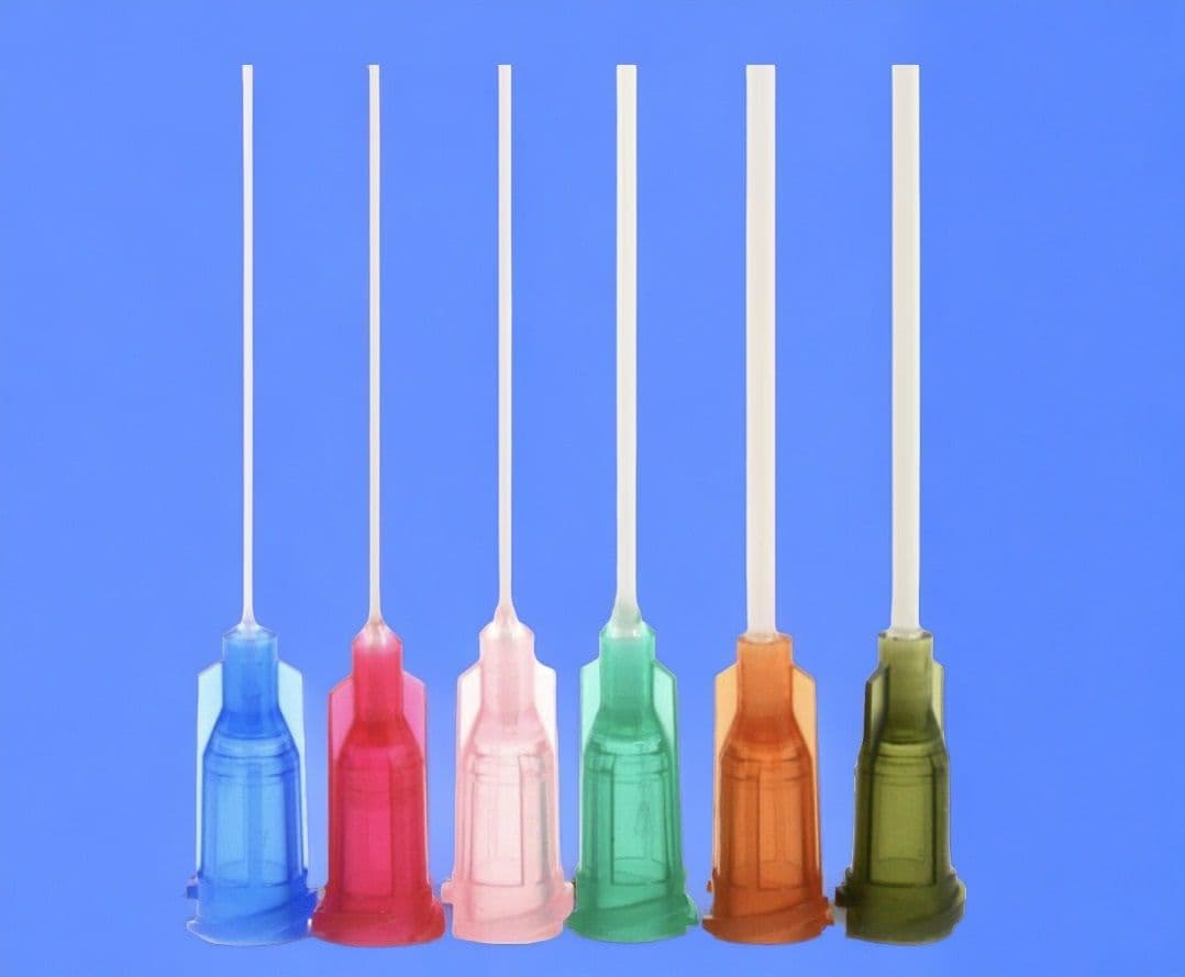 18 gauge green flexible polypropylene luer lock tip 3118PP Adhesive ...