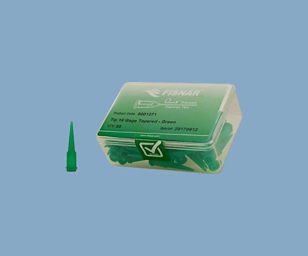 18 Gauge Tapered Tip Green 8001271 Fisnar Adhesive Dispensing