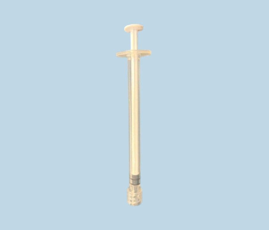 1cc size clear manual syringe assembly luer lock MS401LL-1 Adhesive ...
