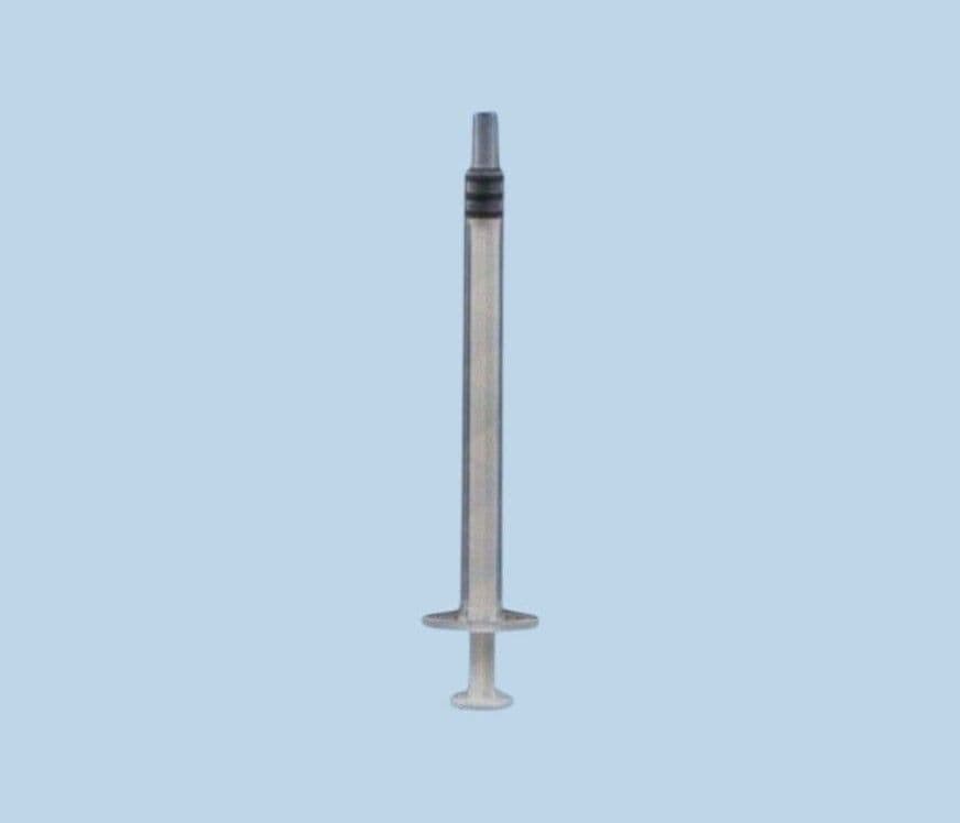 1cc size clear manual syringe assembly luer lock MS401L-1 Adhesive ...