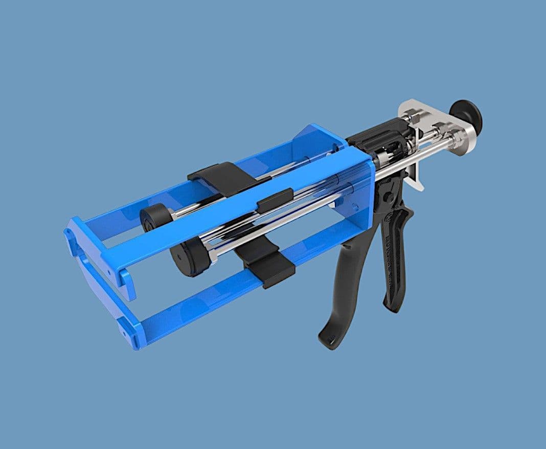 200ml Manual Dual Cartridge Gun 4:1 Ratio VBM200-4 Adhesive Dispensing Ltd