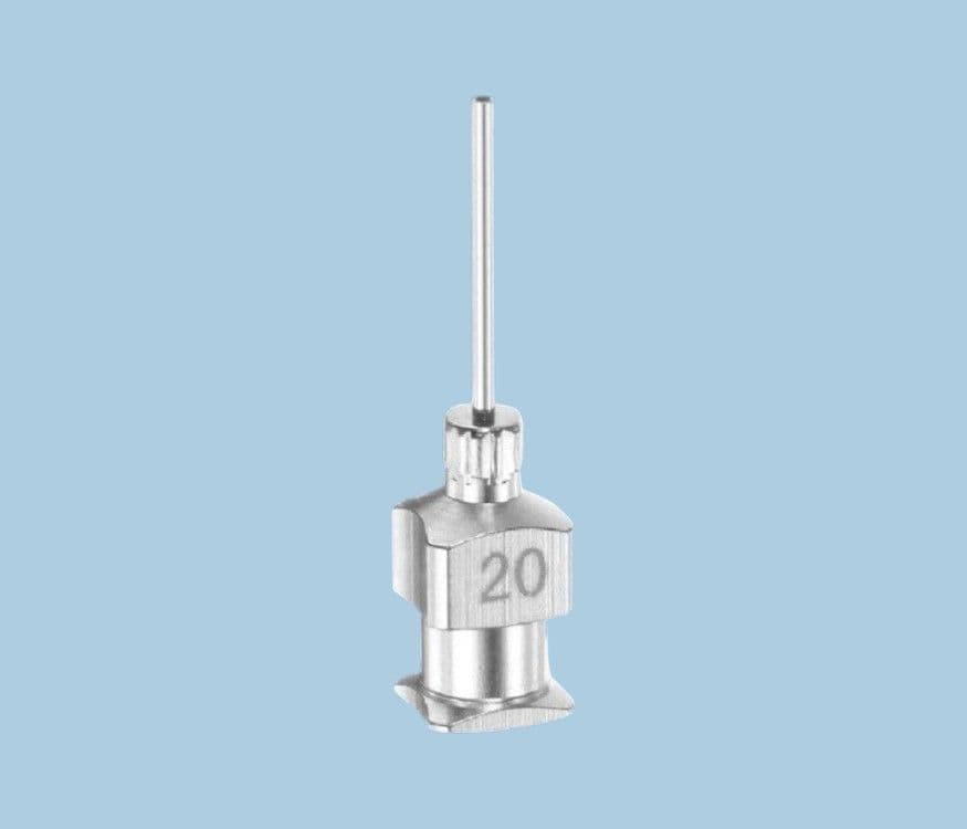 20G Metal Blunt End Stainless tip luer lock needle AD20SS Adhesive ...