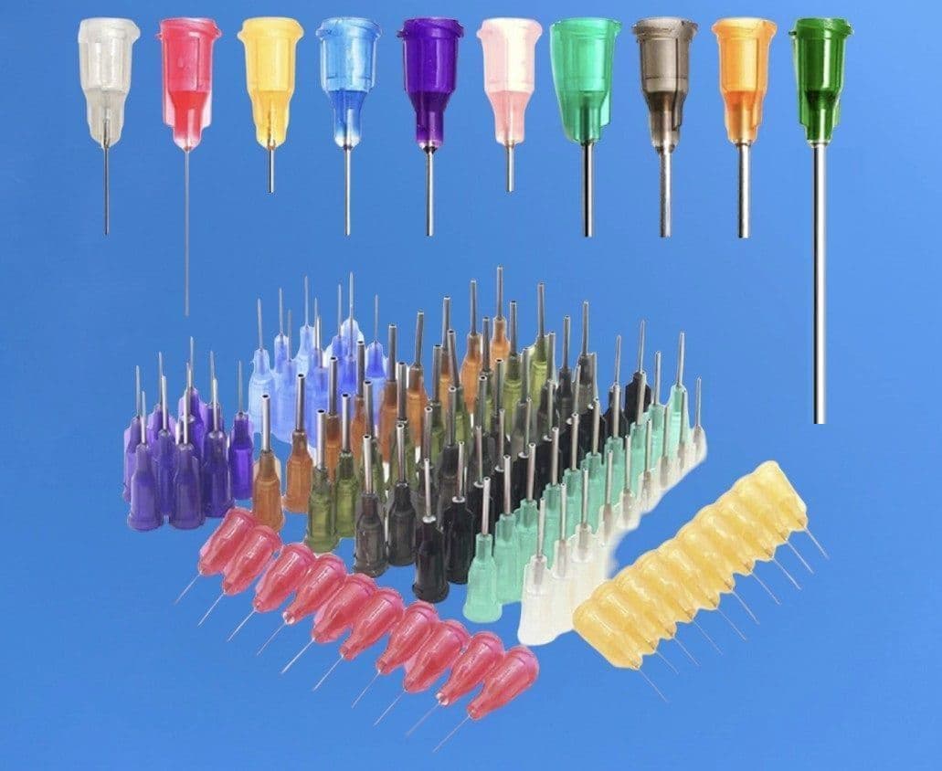 22G Precision Tip Blue Stainless Steel Tube E22 Adhesive Dispensing Ltd