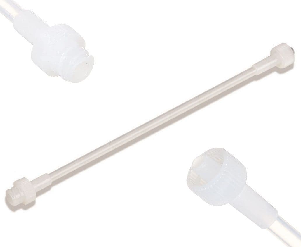 24" Long Fluid Line Clear Female Luer to Male Luer TSD126-324PK Techcon ...