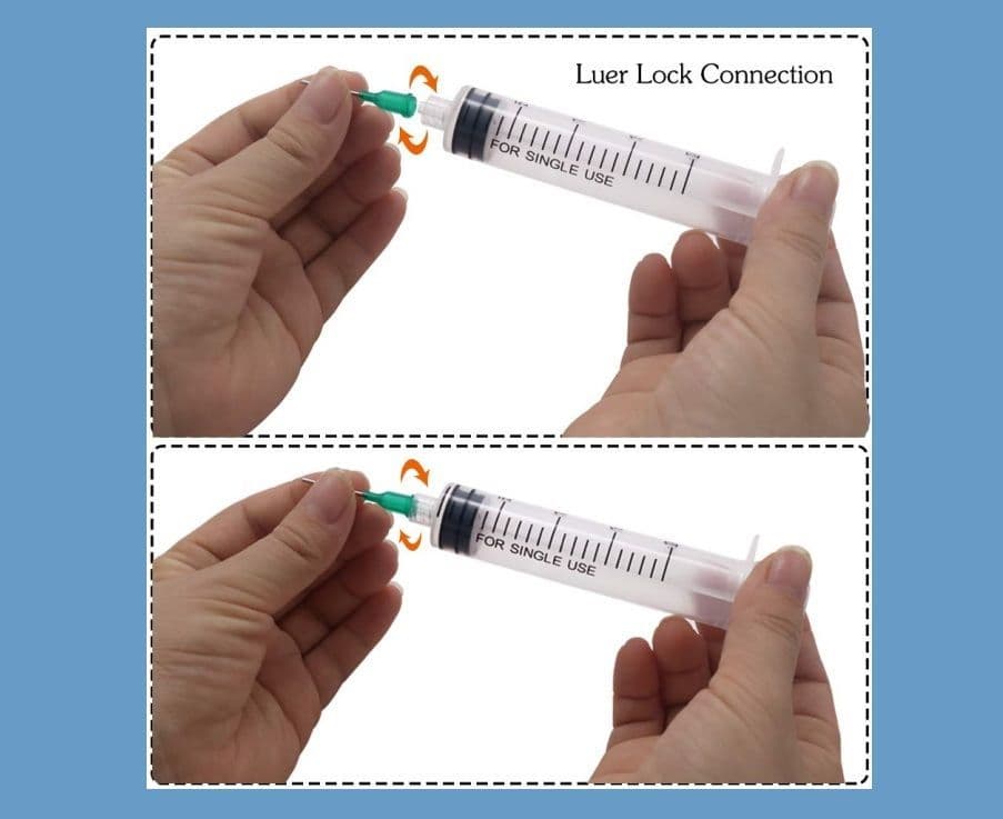 25 Gauge Precision SE Dispense Tip Red Adhesive Dispensing Techcon