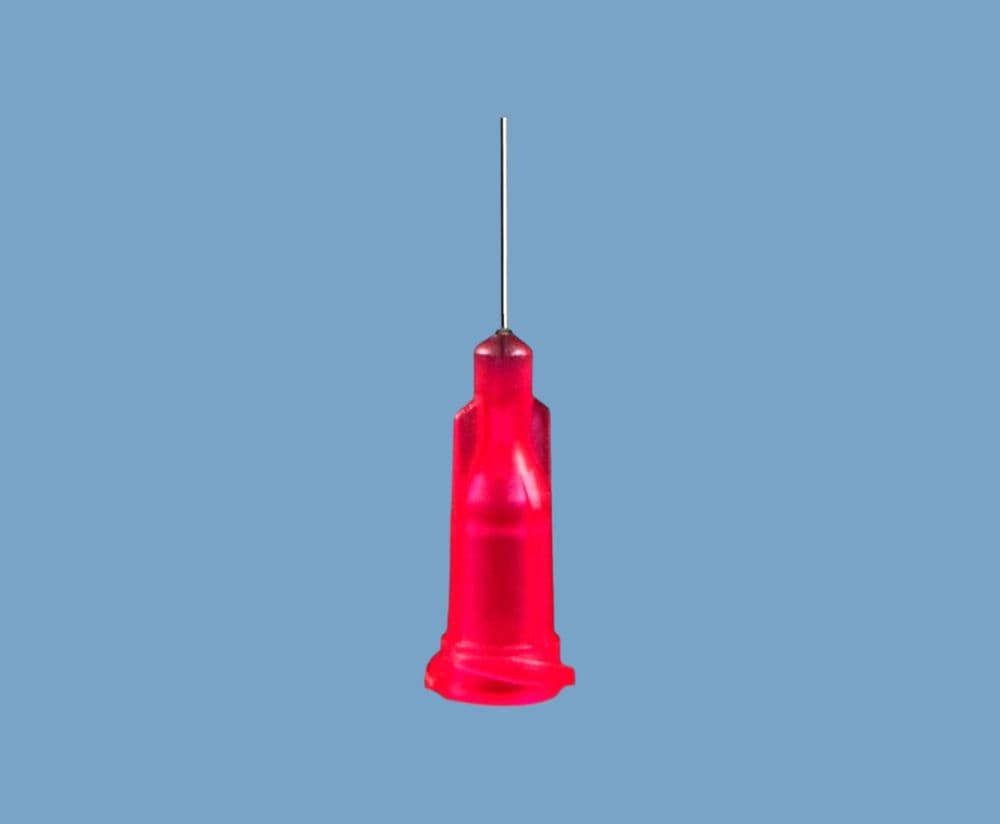 25 Gauge Precision SE Dispense Tip Red Adhesive Dispensing Techcon
