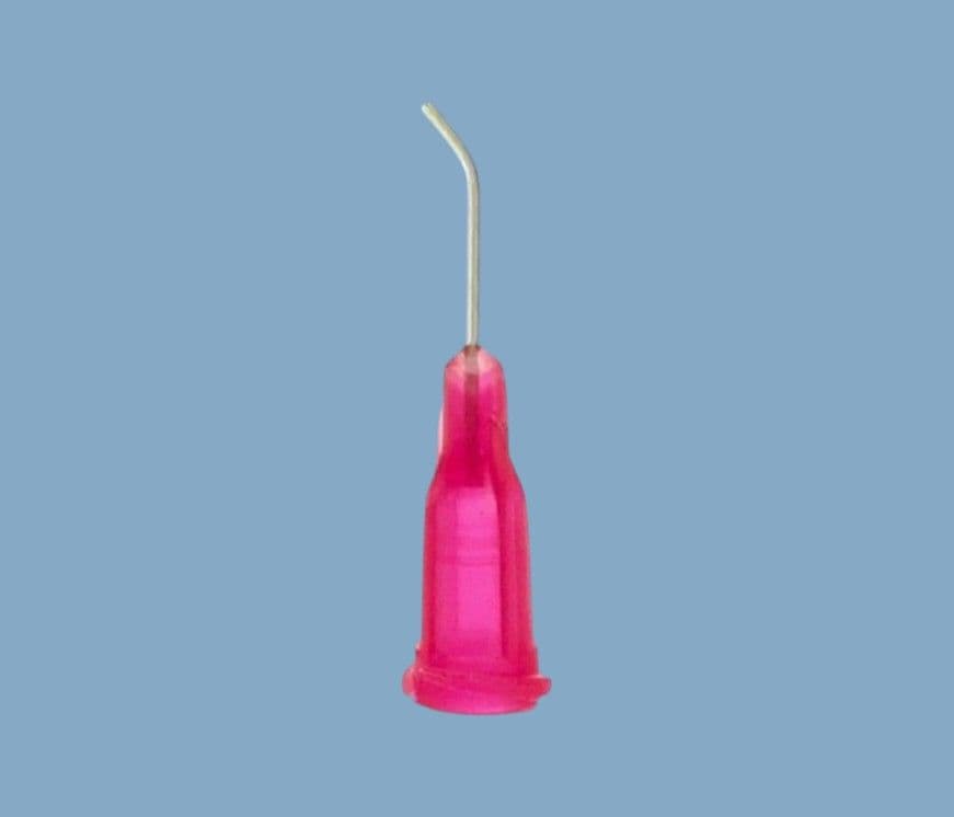 Precision Bend 30° Red Tip 25 Gauge AD72505030 adhesive dispensing techcon