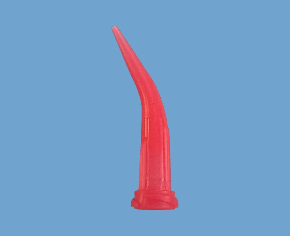 25 Gauge Angled Smooth Flow Tapered Tip Red AD25TTA-B Adhesive ...