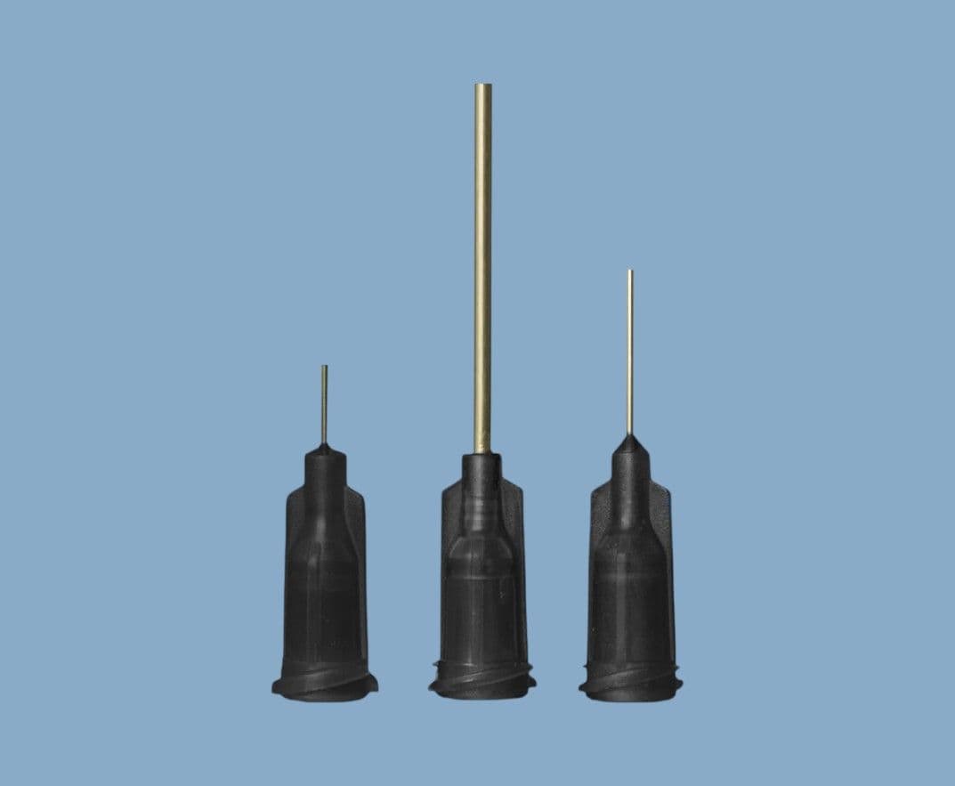 27 Gauge ESD safe 1" tip black Luer Lock Tip Adhesive Dispensing AD27-1 ...