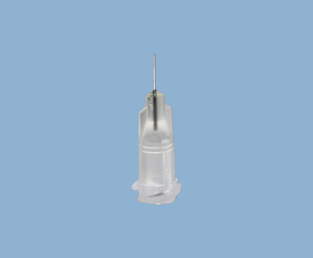 27 Gauge Precision Chamfered Needle Tip Clear Hub CHT27025 Adhesive ...