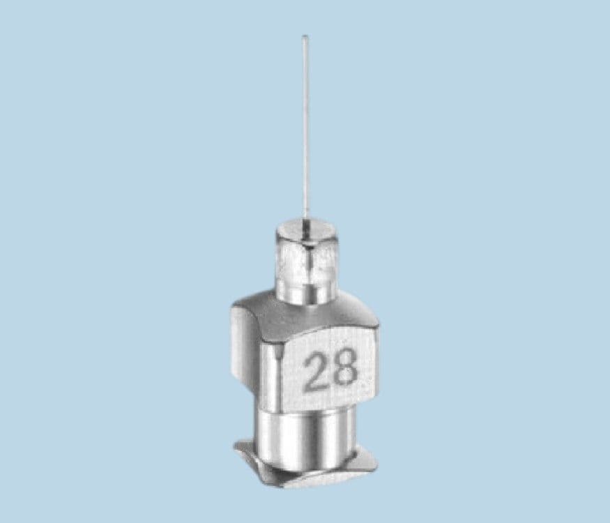 28G All Metal Precision Luer Lock Needle Tip AD28SS-1/2 Adhesive ...