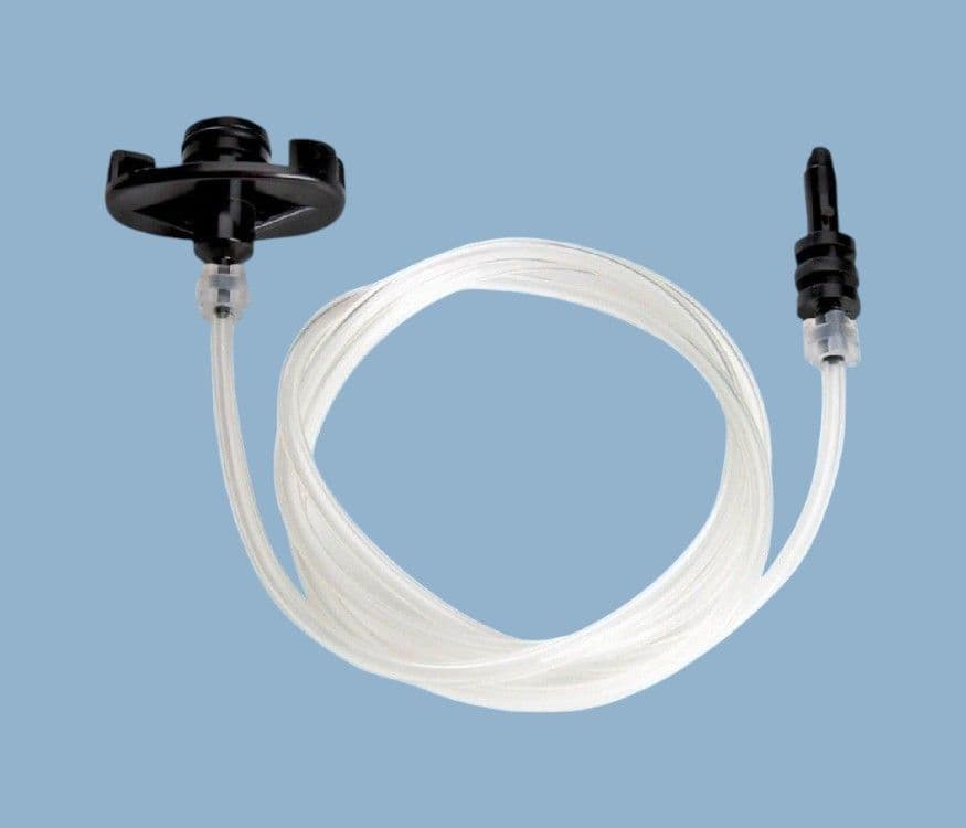 30cc size syringe barrel adapter assembly 3ft long hose 363000 adhesive ...