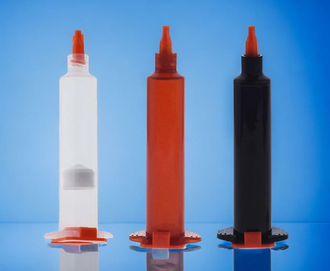 30cc Air Powered Barrel Clear luer lock Adhesive Dispensing Ltd Techcon ...