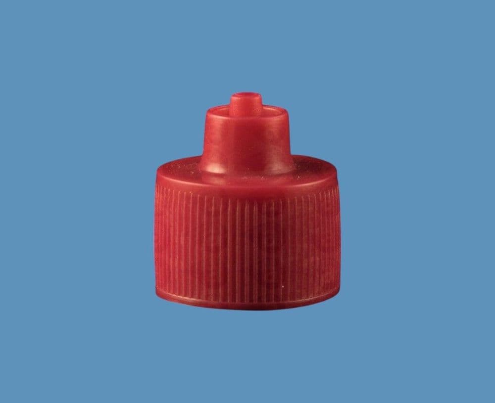 30ml (1oz) Red Luer Lock Cap AD1C-RED Adhesive Dispensing Ltd