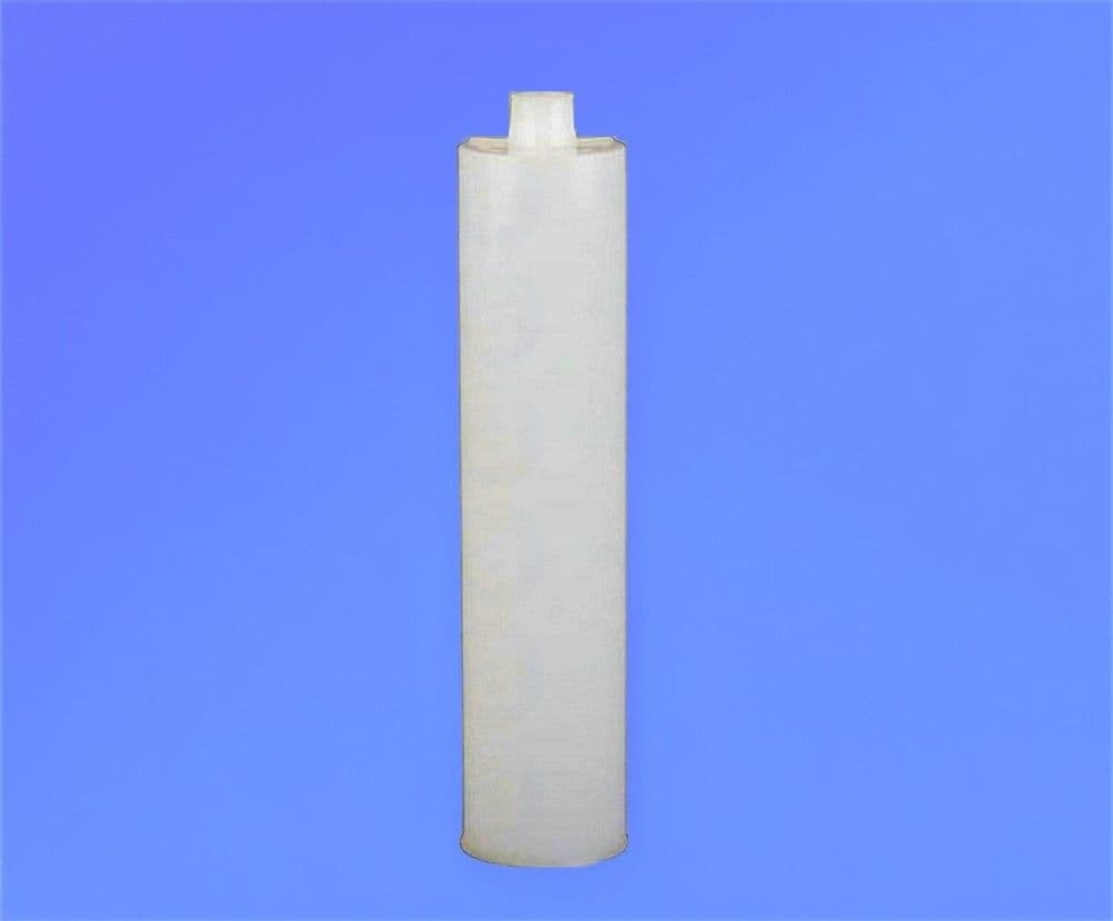 310ml (1/10 Gallon) size natural cartridge HDPE Part TS110C adhesive ...