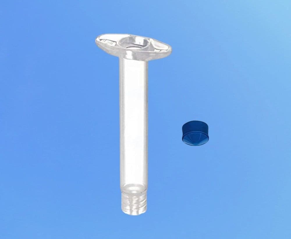 3cc Clear Barrel Blue Piston Kit Adhesive Dispensing Techcon 7030LL1NBLPK