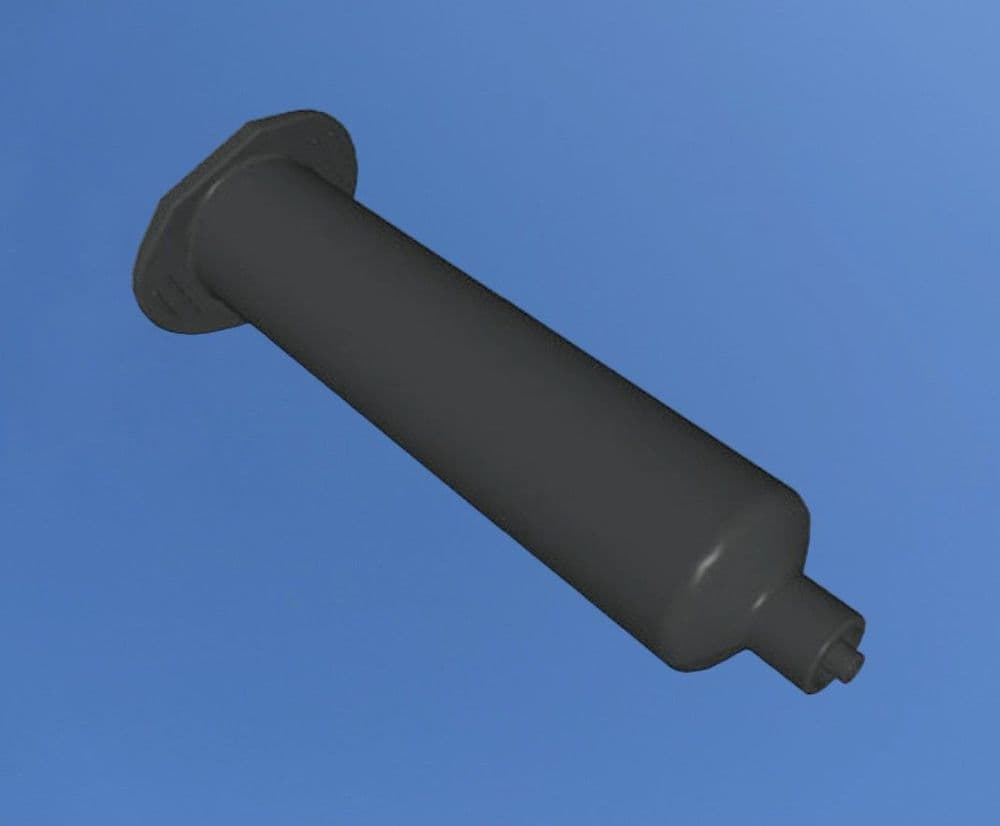 3cc size black syringe barrel luer lock Adhesive Dispensing Techcon ...