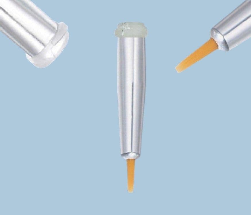 3mm Wide Brush Tip Round Bristle Luer Lock AD-1003 Adhesive Dispensing Ltd