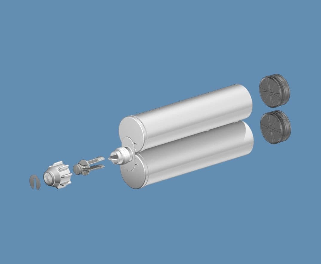 AC 400-01-10-01 400ml 1:1 ratio dual cartridge Sulzer Mixpac Medmix ...