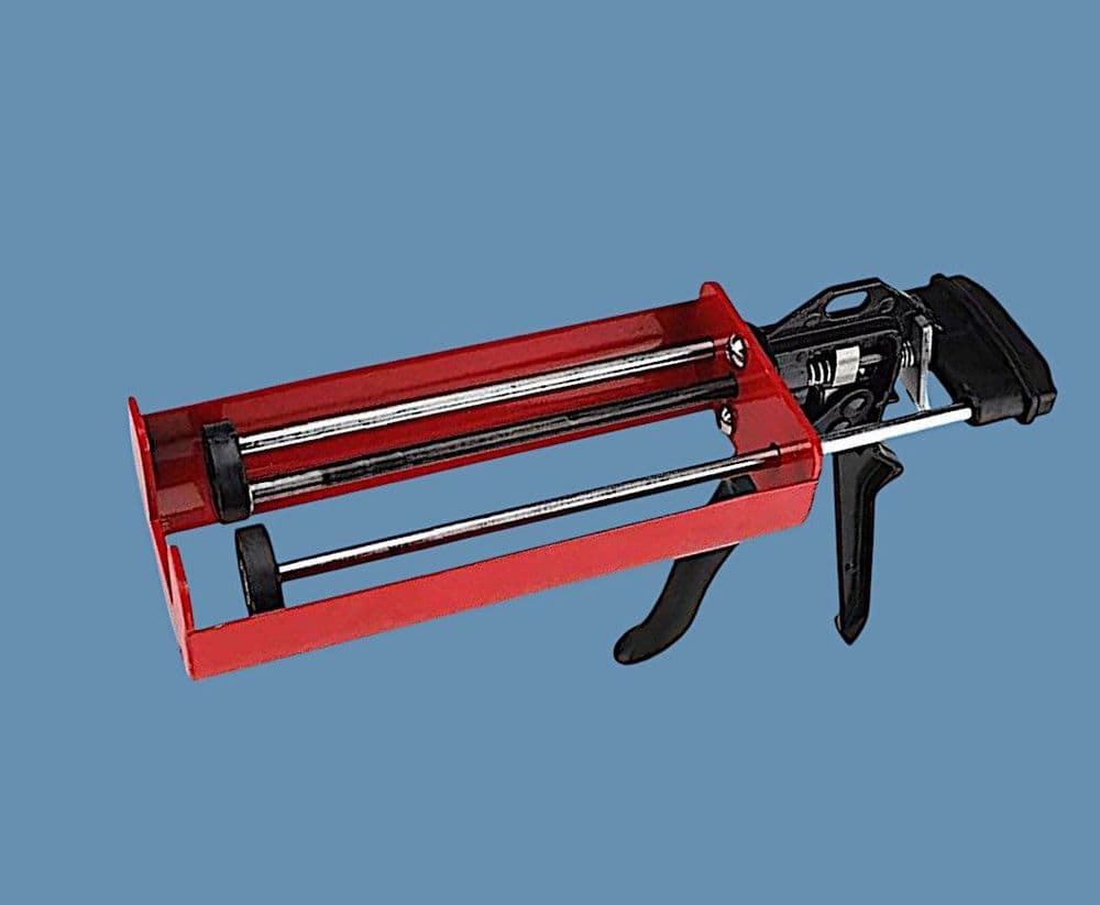 400ml Manual Dual Cartridge Gun 1:1 Ratio AD400MBR-1 Adhesive Dispensing Ltd