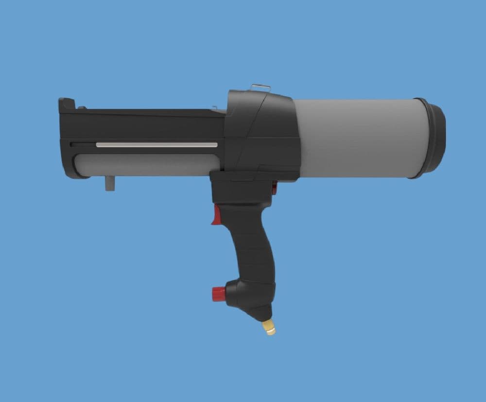 400ml Pneumatic Dual Dispenser Gun 1:1/ 2:1 Ratio DP2X 400-01-50-01 ...