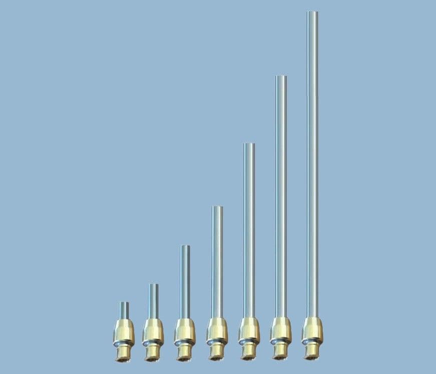 5 gauge 0.50" long all metal precision luer lock needle tip TS5SS from ...