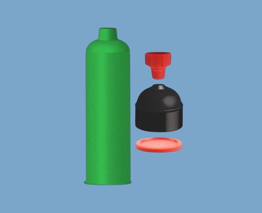 Techcon 6oz Green Cartridge Plunger Kit HDPE TS60CKIT-GPB1 Adhesive ...