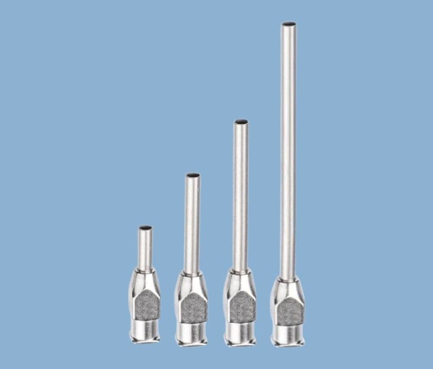 9 Gauge All metal tip luer lock needle TS9SS Adhesive Dispensing Ltd