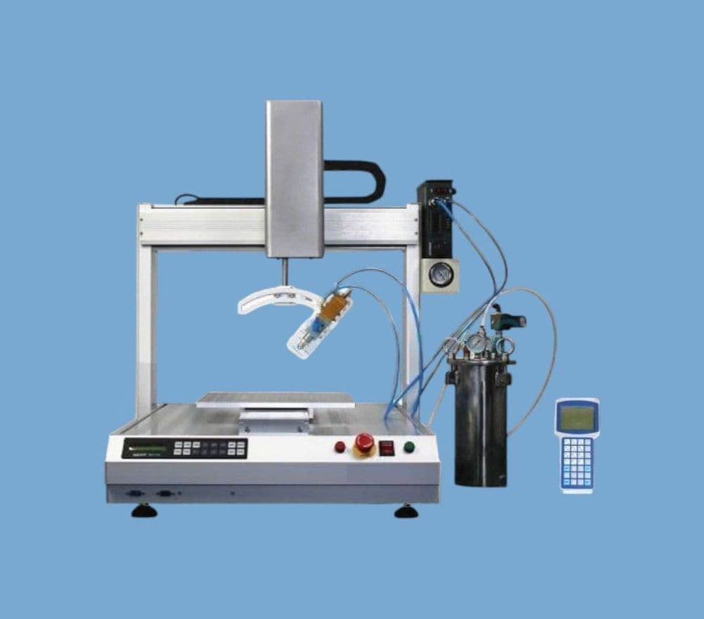 AD300RV Robot Dispenser XYZ System 300mm Adhesive Dispensing 4 axis
