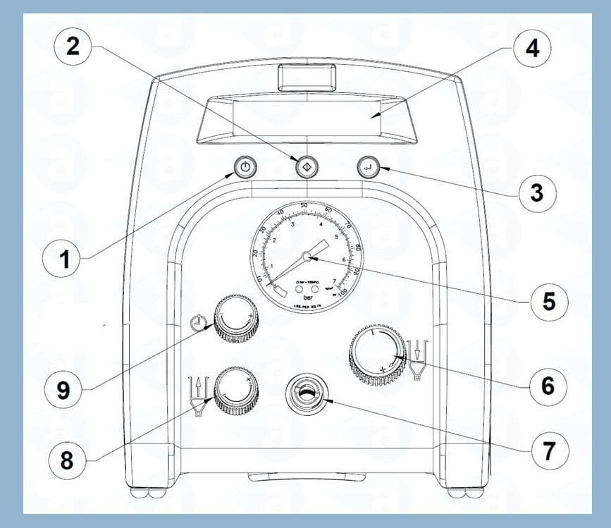 Vacuum Knob for TS250/ TS350 Techcon Dispensers TSD1121-22 Adhesive ...
