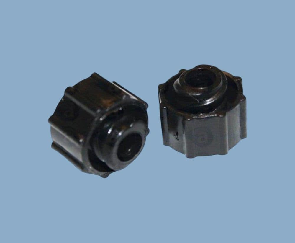 Black Luer Lock Flat Syringe Tip Cap Seal Fitting AD800-BLTC Adhesive ...
