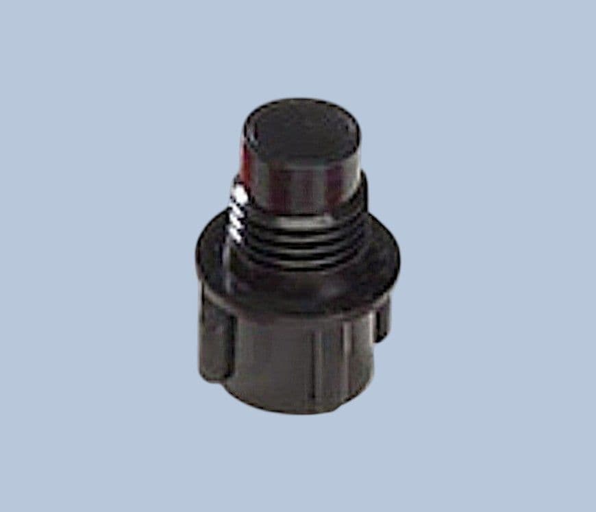 Black threaded tip cap pk/1000 TS6P-BLACK-1000 Techcon Adhesive Dispensing